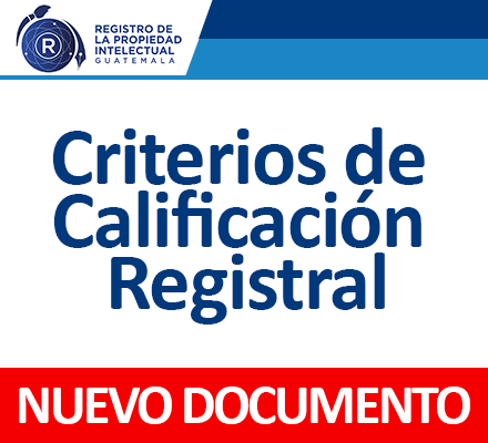 Criterios de Calificación Registral - Registro de la Propiedad Intelectual