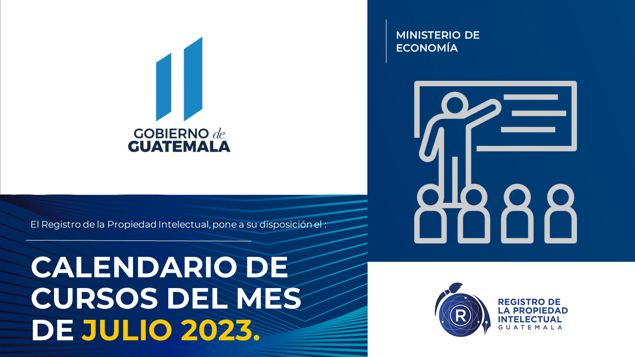 Cursos Julio 2023: Registro de la Propiedad Intelectual - Registro de ...