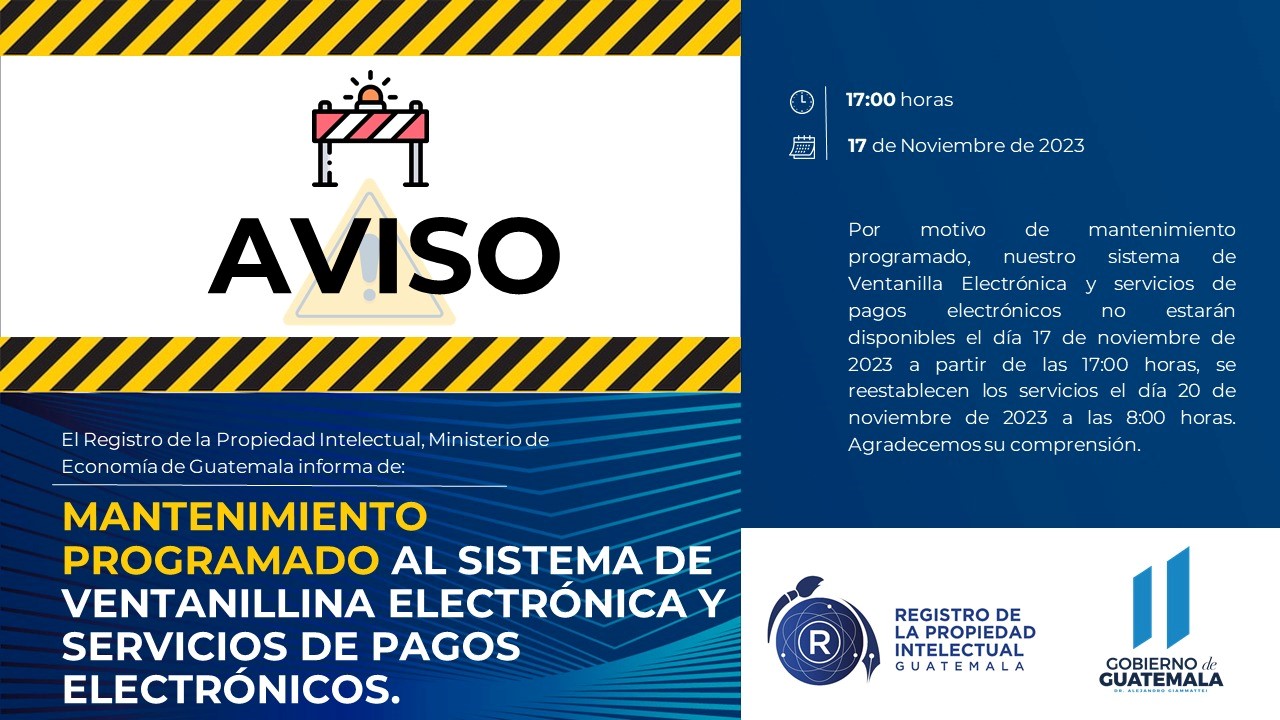 Mantenimiento Programado al Sistema de Ventanilla Electrónica ...